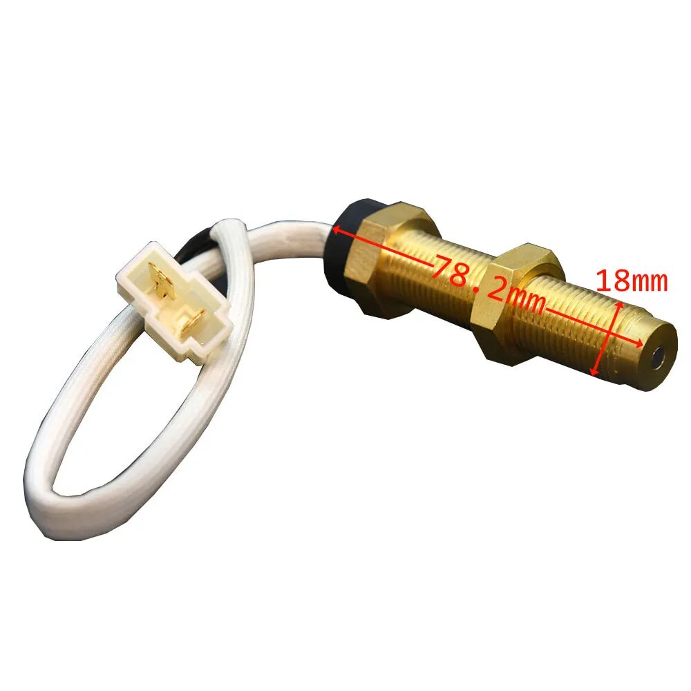 Датчик скорости дизельного двигателя M18 M16X1.5, датчик скорости генератора, сенсор, подходит для оборотов в минуту, автомобильного тахометра, грузовика, яхты, лодки M18