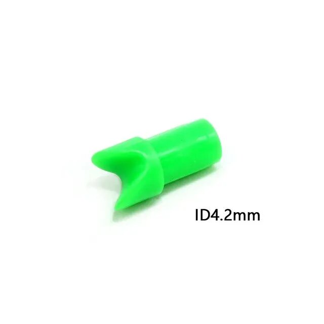 ACCMOS карбоновые стрелы для лука 50 шт, 4.2 мм, 6.2 мм, 7.6 мм Зеленый, ID4.2-green