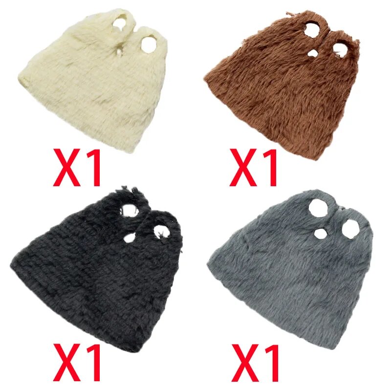 Конструктор BRICKPANDA мини-кирпичики солдаты пластик черный многоцветный BS226-BS229-4PCS