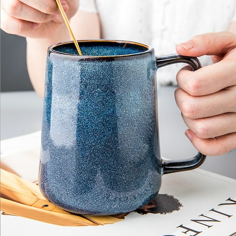 Кружка с сапфировой глазурью, 700 мл