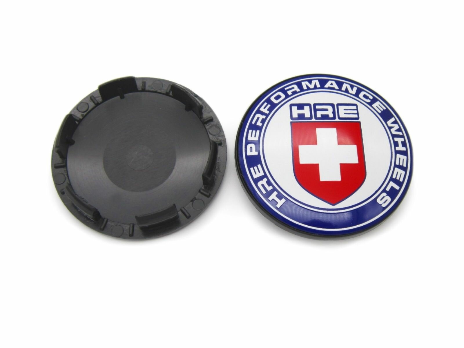 Колпачок, заглушка для литого диска КиК HRE blue/white 62/55/10, 1 шт.