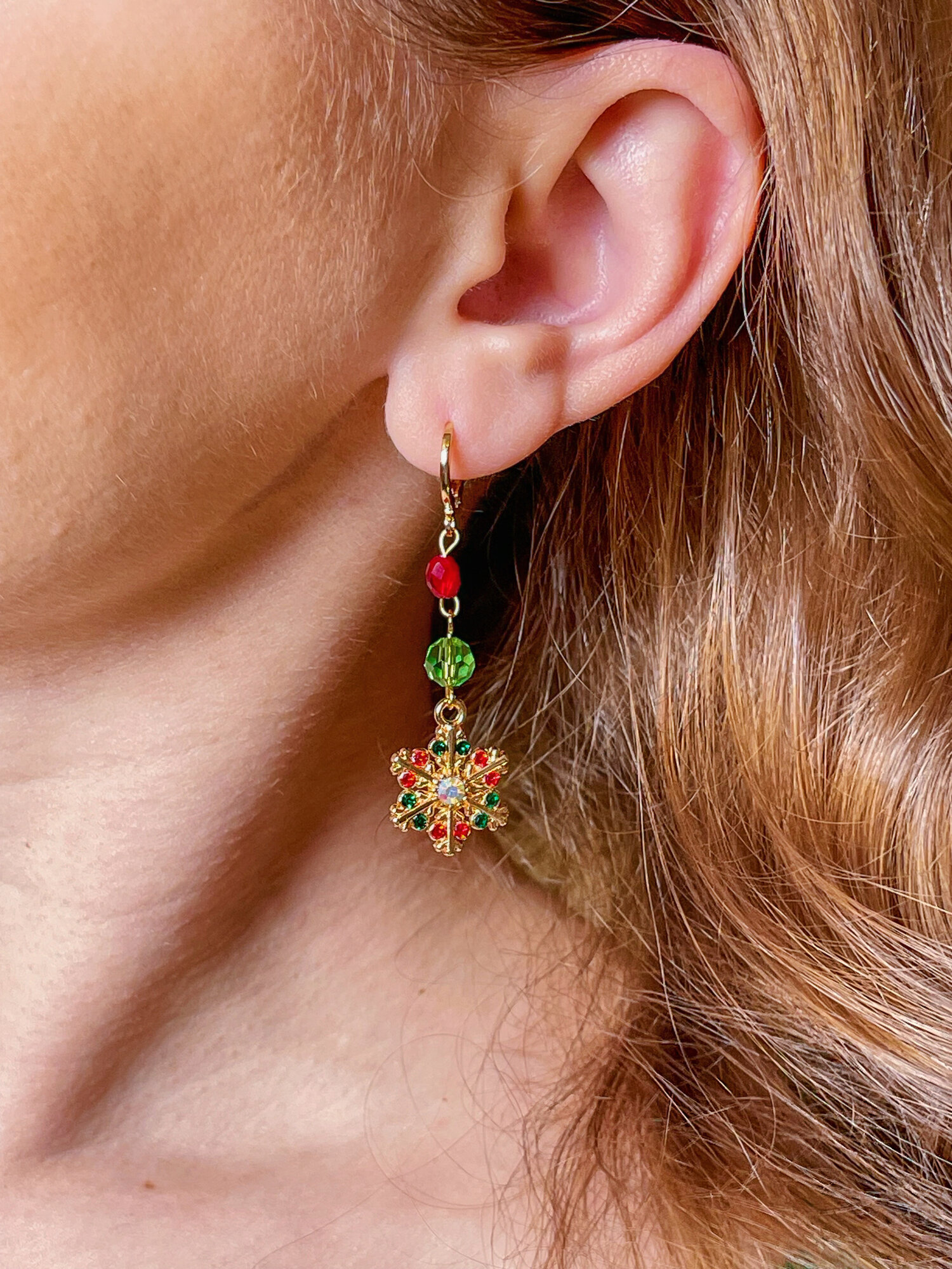 Серьги с подвесками, Swarovski Zirconia