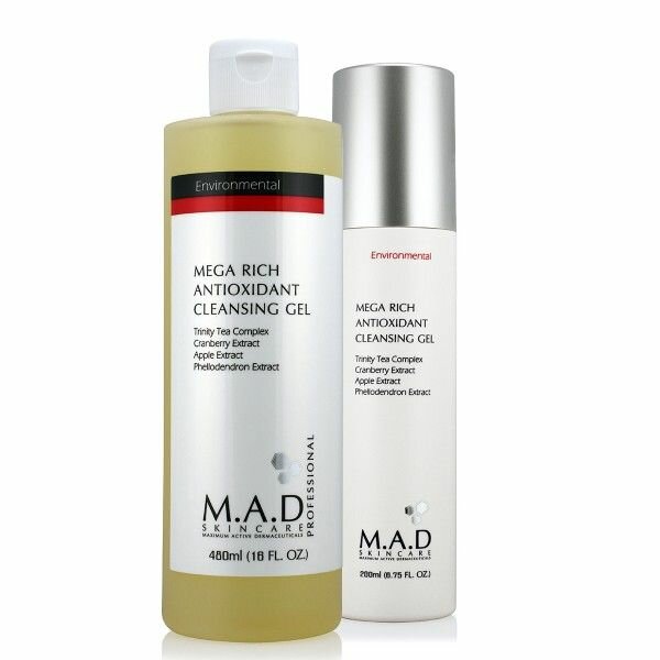 M.A.D Skincare Mega Rich Antioxidant Cleansing Gel Очищающий гель, обогащенный антиоксидантами 480 мл