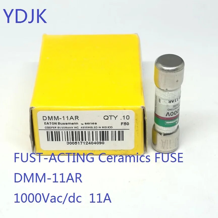 Предохранитель керамический FUST-ACTING DMM-11AR 1000VAC/DC 11A для Fluke Multimeter
