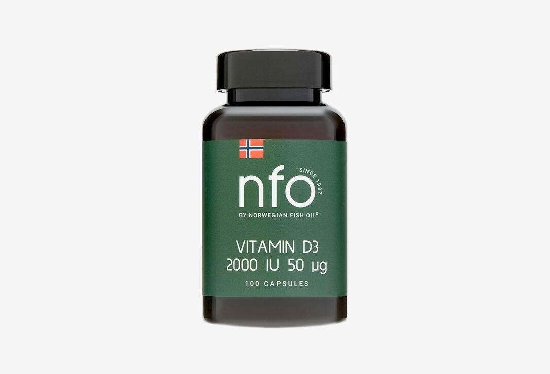 Биологически активная добавка NFO Витамин D3 2000 МЕ в капсулах
