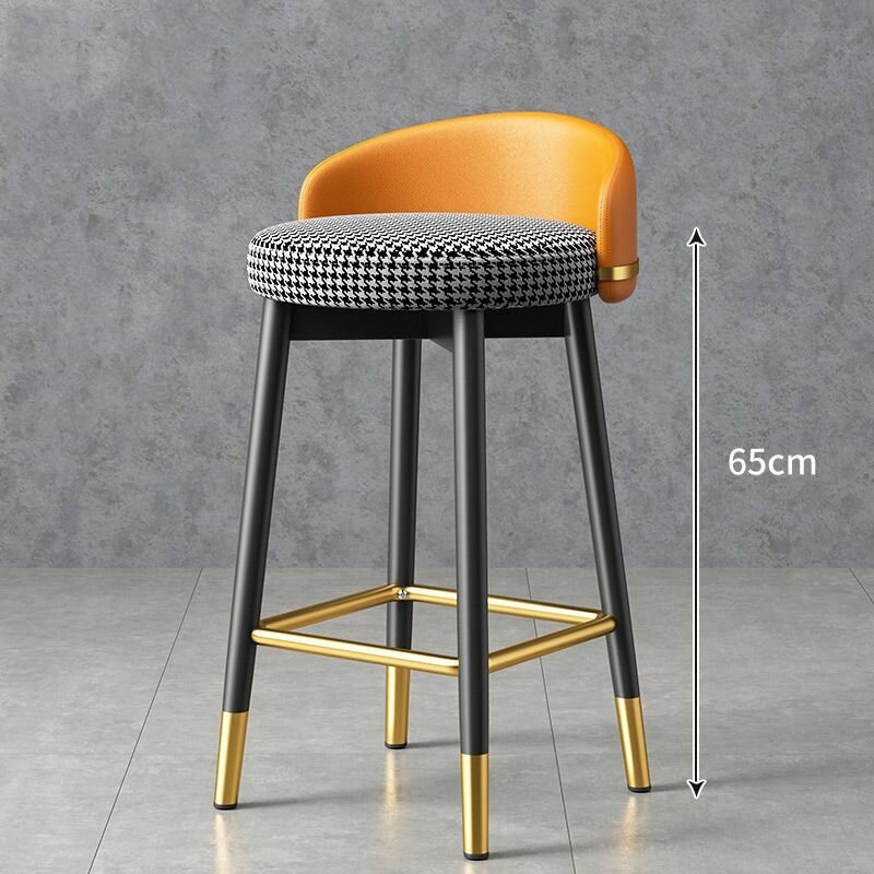 Барный стул оранжевый Барные стулья 65см