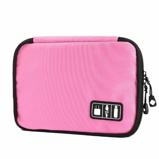 Органайзер для хранения проводов и кабелей / Дорожный органайзер для аксессуаров и мелочей. Сумка для зарядных устройств Usb кабелей проводов