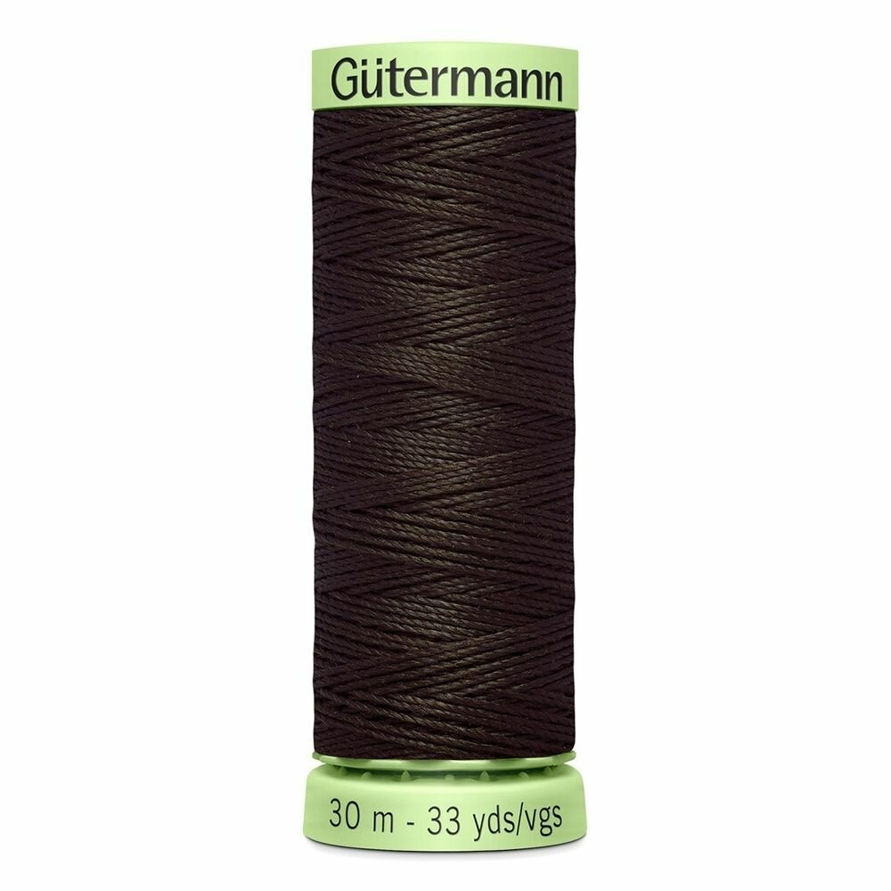 Декоративная нить Gutermann Top Stitch 30/30 м для декоративной отстрочки, 100% полиэстер, цвет 697 венге, 5 шт (3)