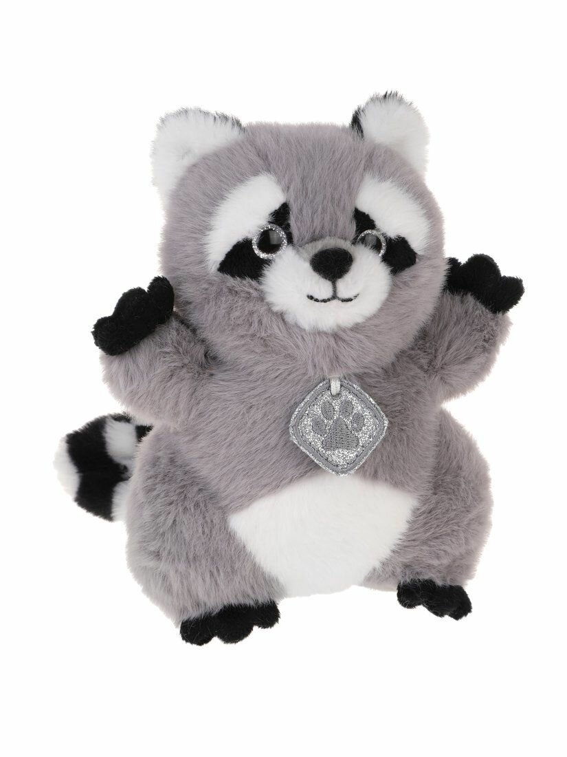 Мягкая игрушка Fluffy Family Енот, 18 см, серый (681951)