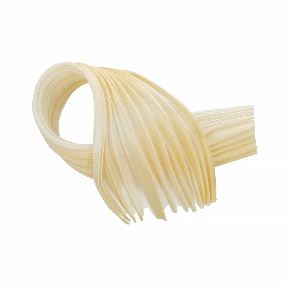 Декоративная лента Floranta "Shibori", 120 мм, 20 см, №119e, цвет Молочный