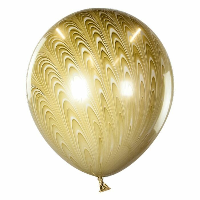 Воздушный шар Дон Баллон "Павлин", Золотистый агат, 46 см (618100)