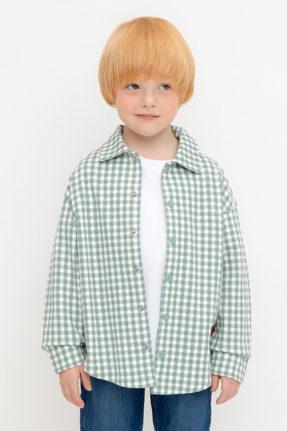 Куртка КР 302567-1/полынь клетка на сахаре