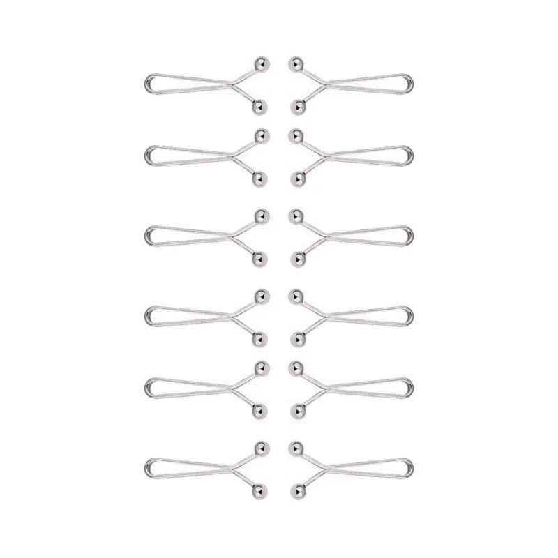 Булавки для платка 12 шт. white k