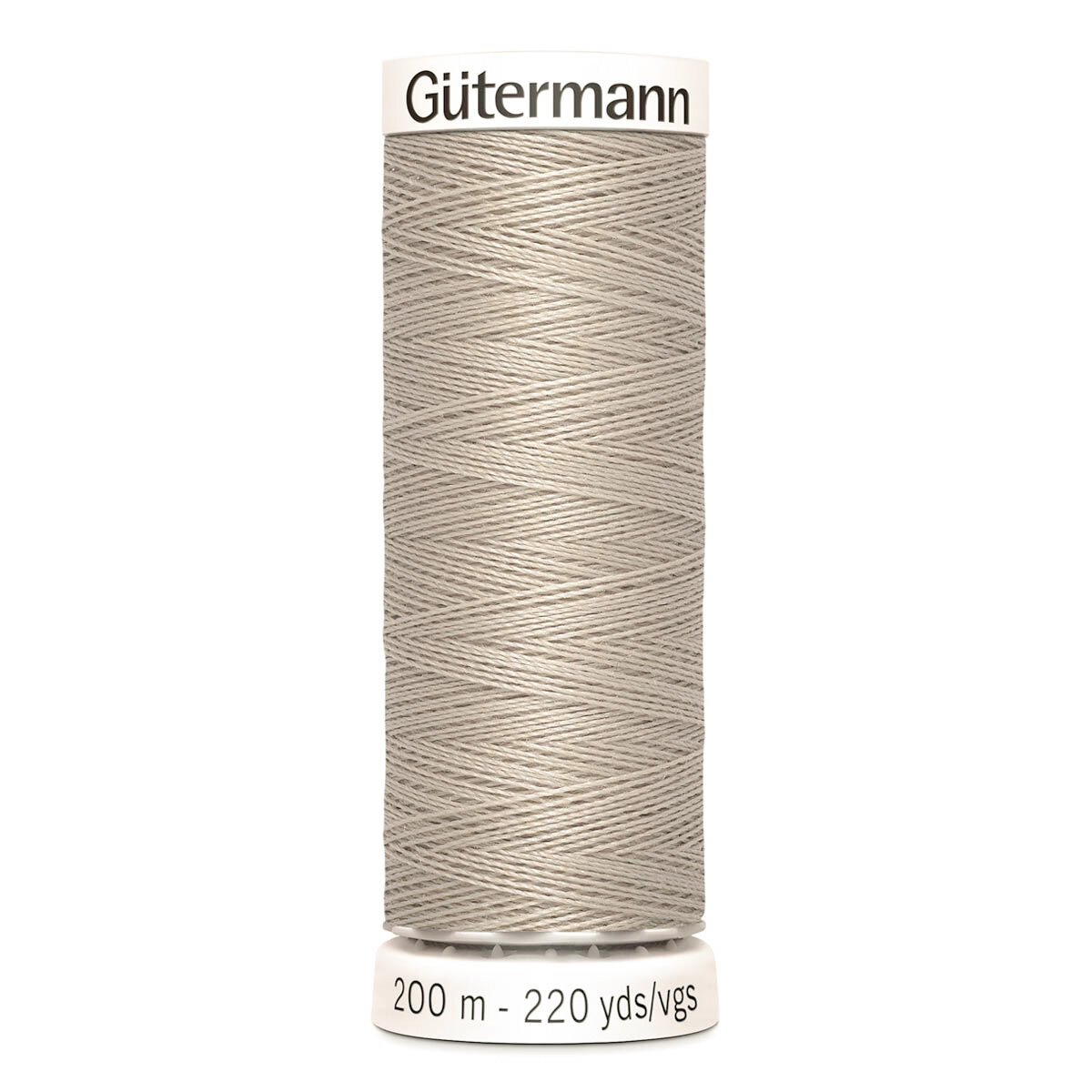 Нитки швейные для всех материалов Gutermann Sew-all, 200 м (118 серый крем), 5 шт
