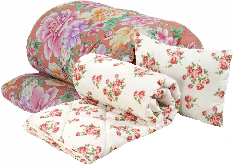 Комплект спального места Одеяло 140x200 см Подушка 50x70 см Матрас 70x190 см цвет в ассортименте