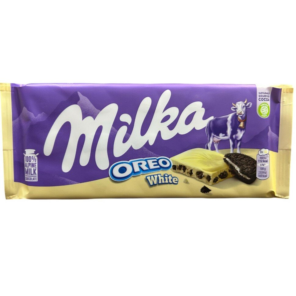 Шоколад Milka Oreo White 100 грамм