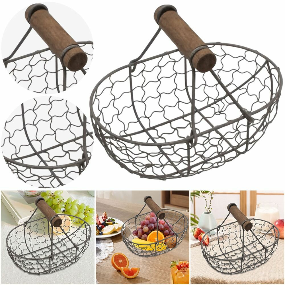 Органайзер для кухни B, из железной проволоки, с ручкой, 180x125 мм