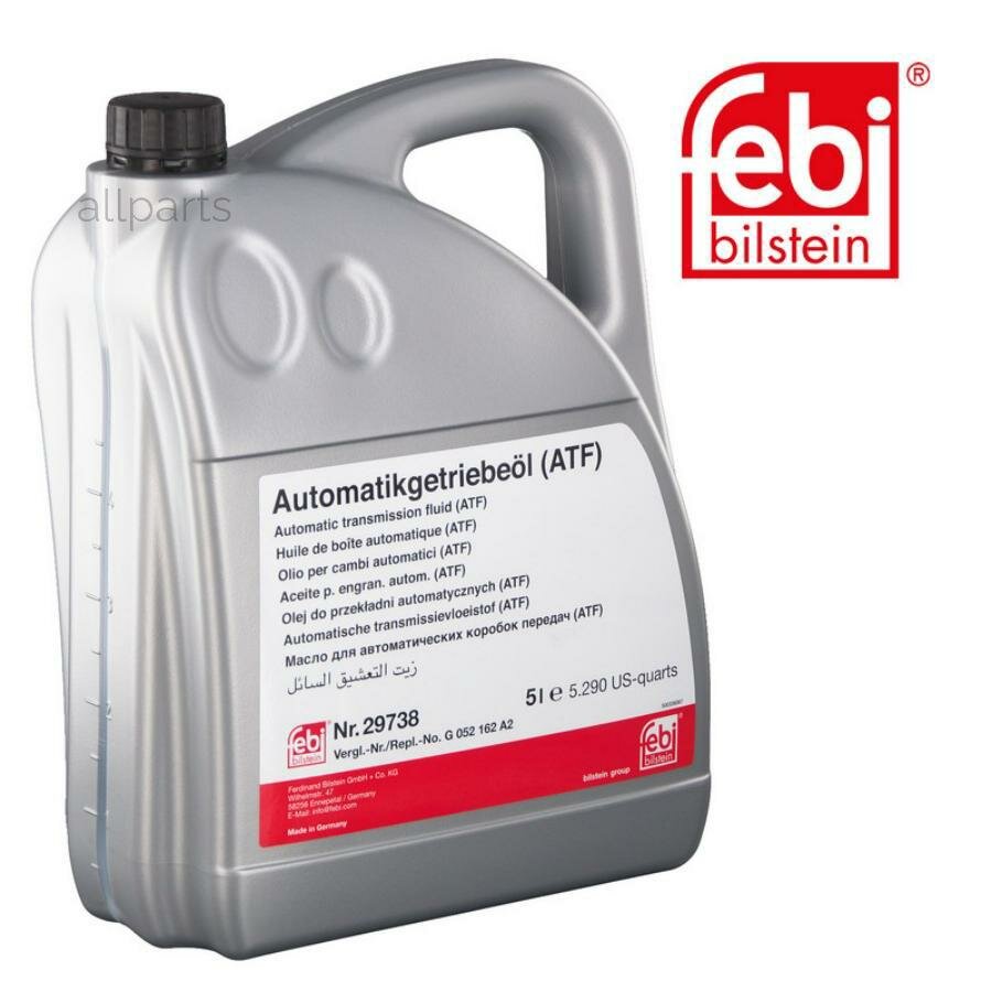 FEBI 29738 Масло трансмиссионное Febi ATF LT 71141 желтый 5 л 29738