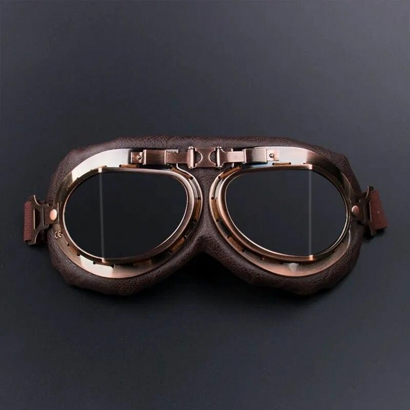 Мотоциклетные очки в стиле ретро Harley (мотоочки, маска)-ROMIKY