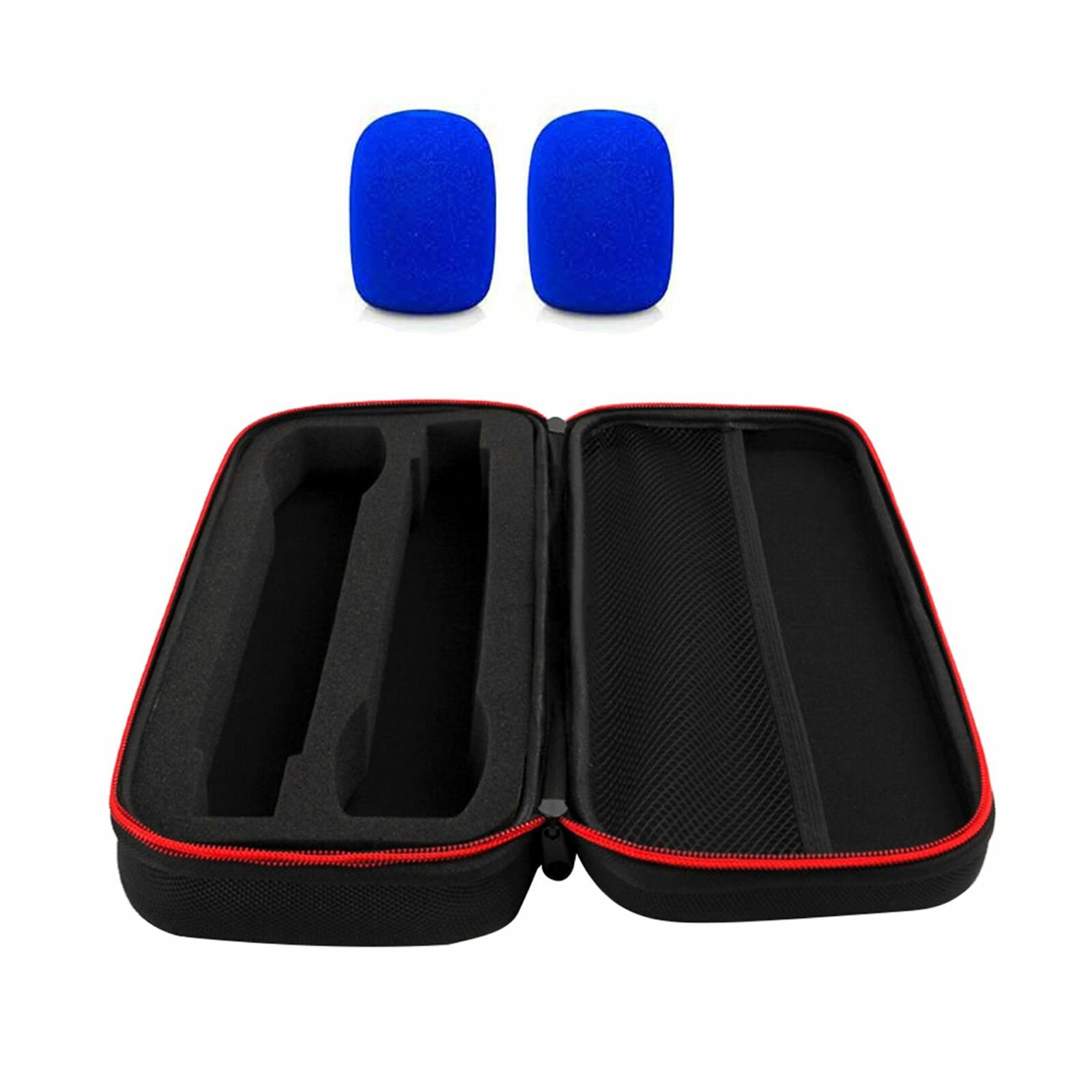 Зачитанный ЕВА кейс для двух беспроводных микрошонов