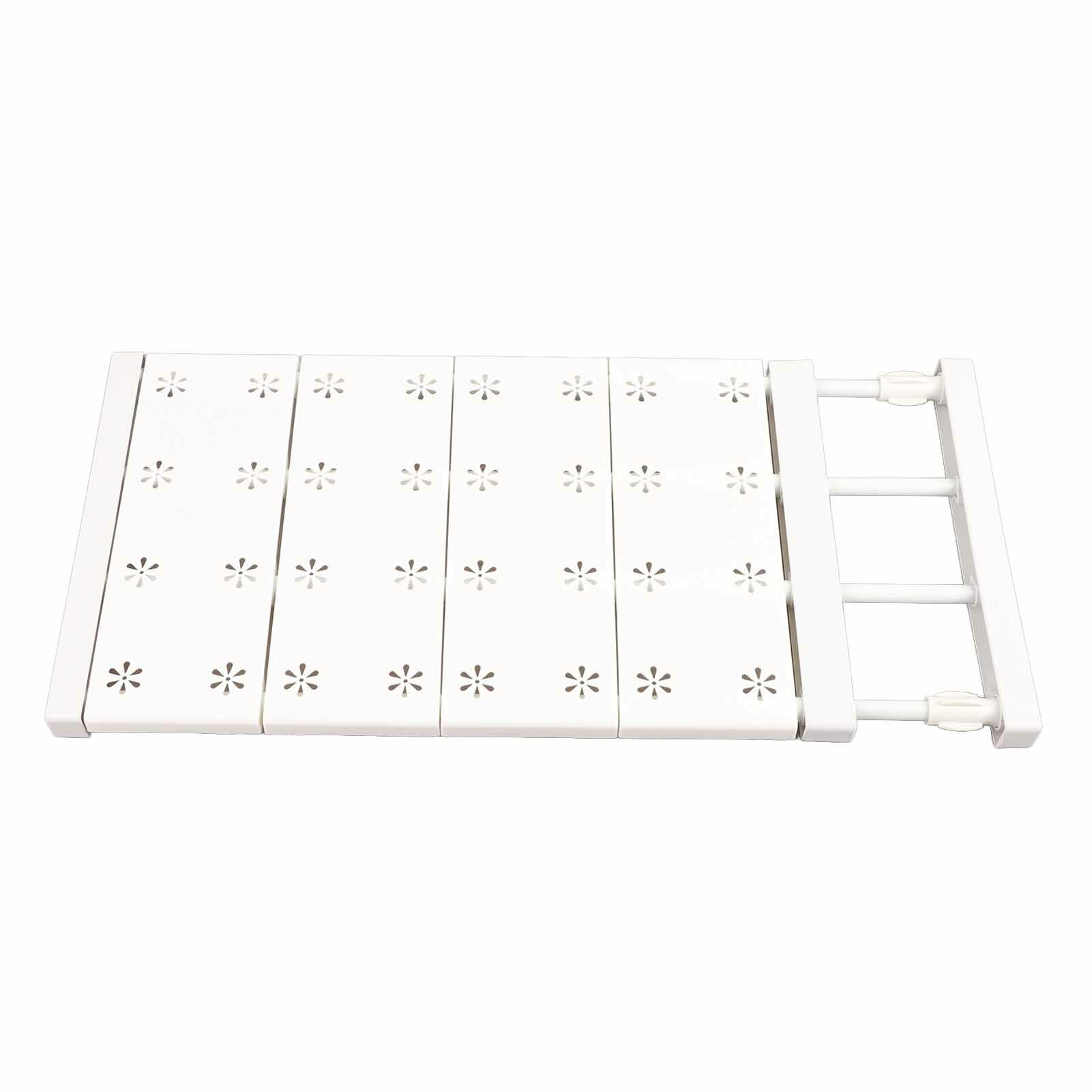 Перегородки для шкафа Разделители для полок Полка для шкафа Разделитель для шкафа Растягивающаяся перфорация Бесплатно для организации Нехватка Длина 18,90‑31,50 дюйма