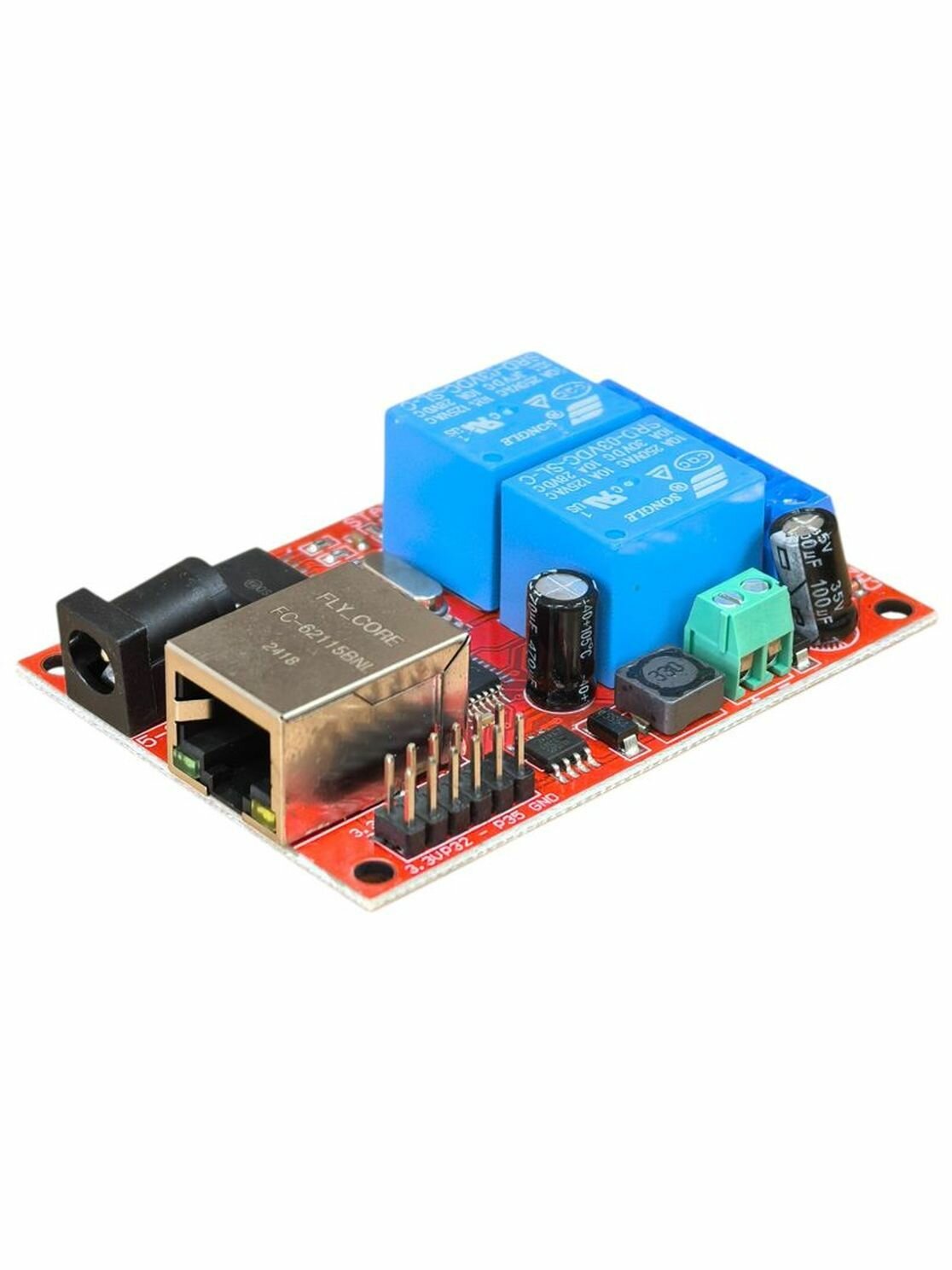 Ethernet реле 2 канала STC+ENC28J60