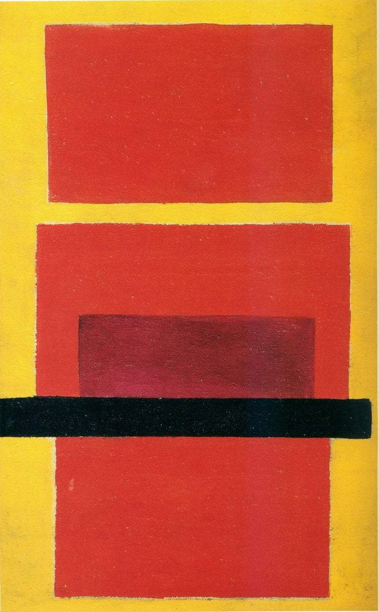 Плакат, постер Динамический супрематизм 38 Казимира Малевича на бумаге, размер 21х30см