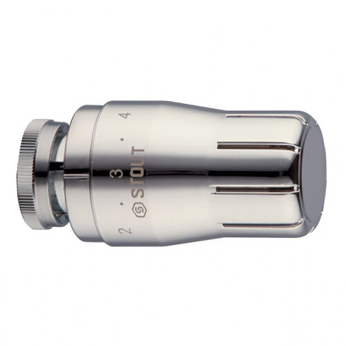 Термоголовка Stout Design хром, жидкостная M30x1,5