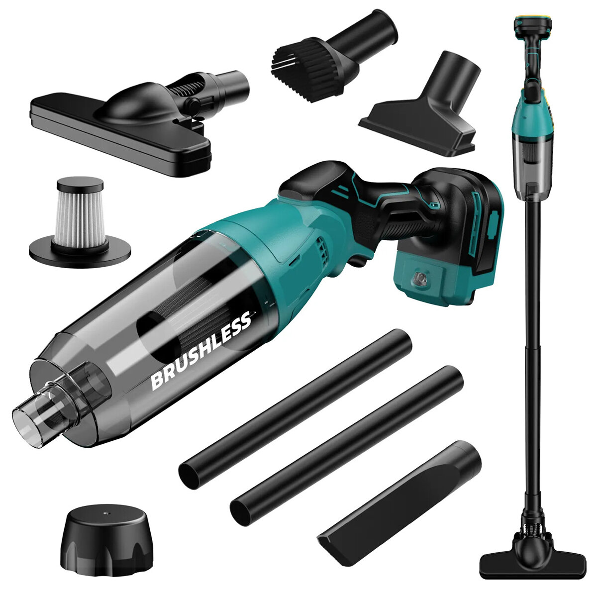 Ручной пылесос беспроводной автопылесос 22Kpa 0 акб бесщёточный двигатель