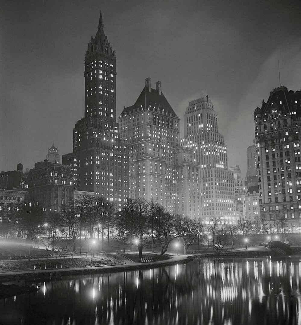 Плакат, постер снимок Нью-Йорка на бумаге, размер 21х30см