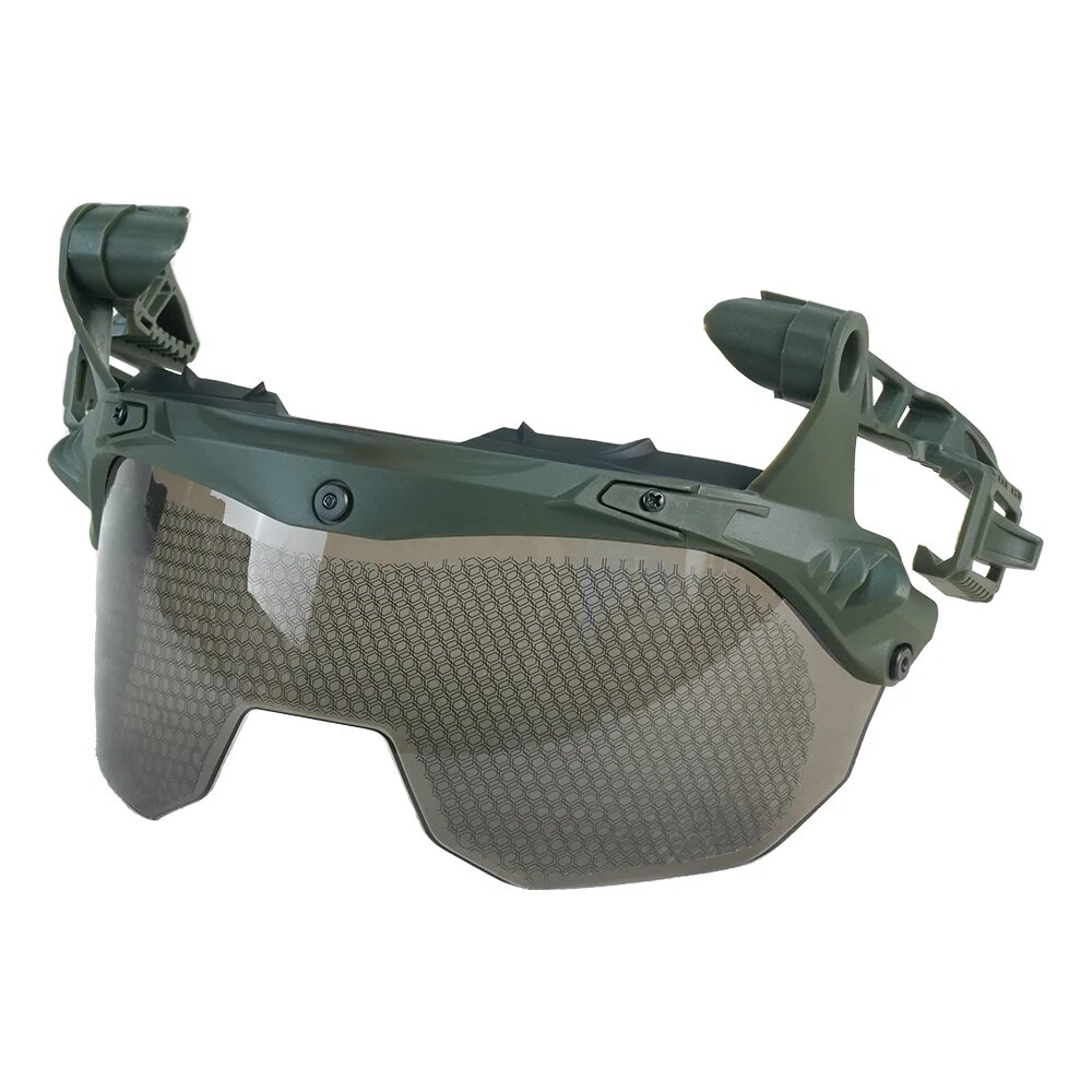 Защитные очки BOOIU Wendy Rail 3.0 Green Brown Lenses