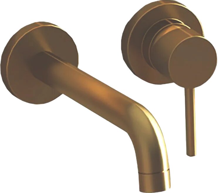 Смеситель для раковины Paini Cox 78PJ208 встраиваемый, скрытого монтажа, матовый, золотой, из латуни