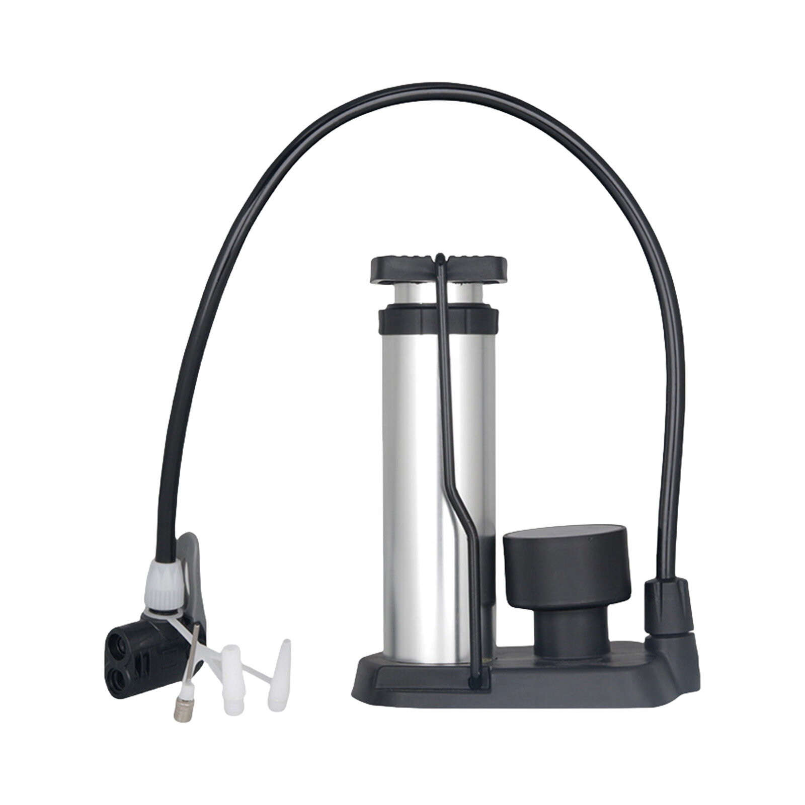 Компактный ножной насос для быстрой накачки шин