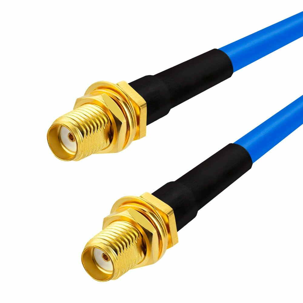 Кабельная сборка SMA-female - SMA-female 0,1 м. кабель 5D-FB CU (медь)