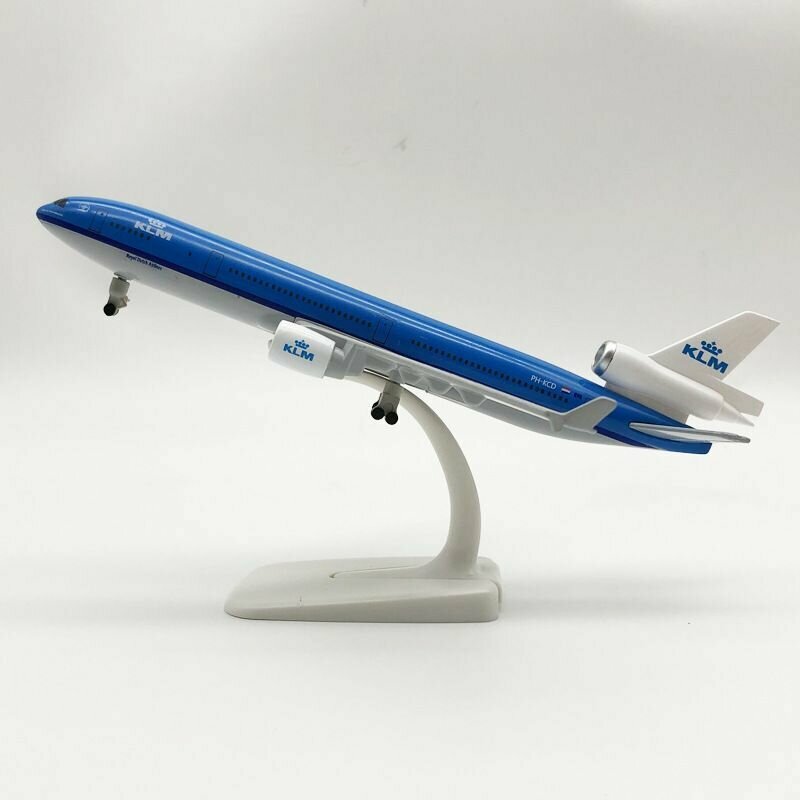 Модель самолета "KLM", металлический, авиационная тематика, 20см