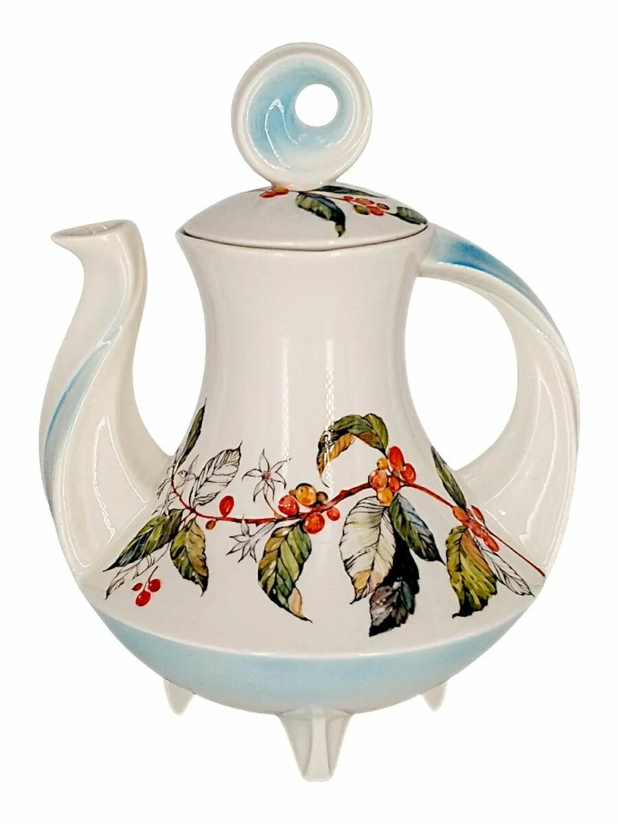 Чайник "Рекстон" 1л, 190х160х230мм рисунок "Ягоды"