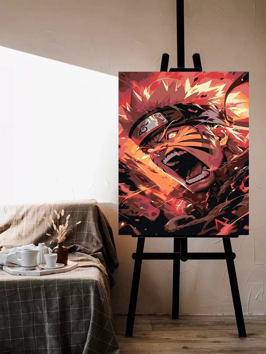 Картина по номерам Злой Наруто