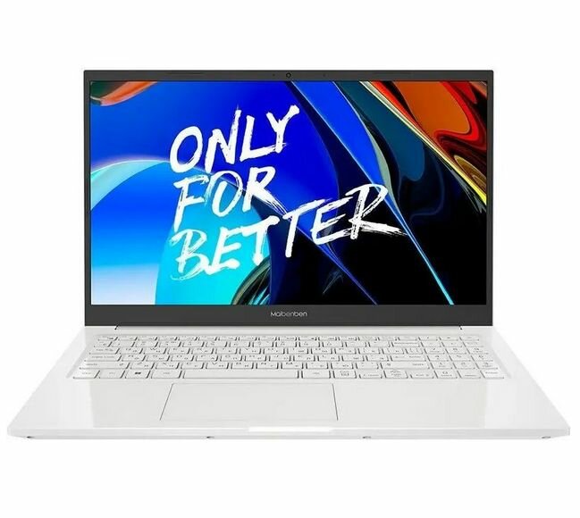 15.6" Ноутбук Maibenben M555 (M555_R55500U_16_512_W11H_WHITE) белый - 1920x1080, IPS, AMD Ryzen 5 5500U, ядра: 6 х 2.1 ГГц, 16 ГБ, SSD 512 ГБ, AMD Radeon Graphics, Windows 11 Home