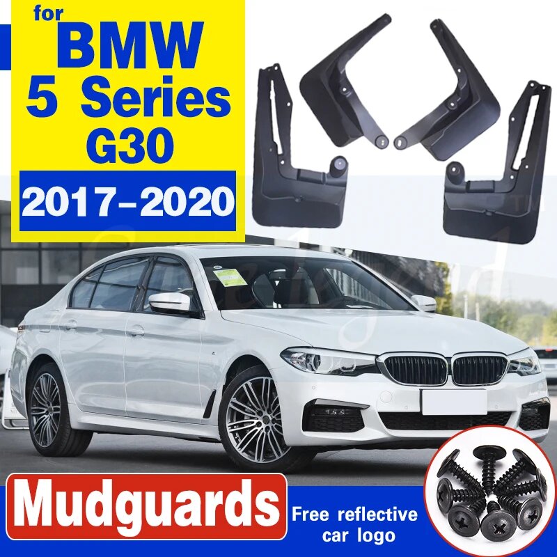 Брызговики для BMW 5 серии G30 G31 седан седан 2017-2020 брызговики автомобильные передние и задние колеса брызговики крыло