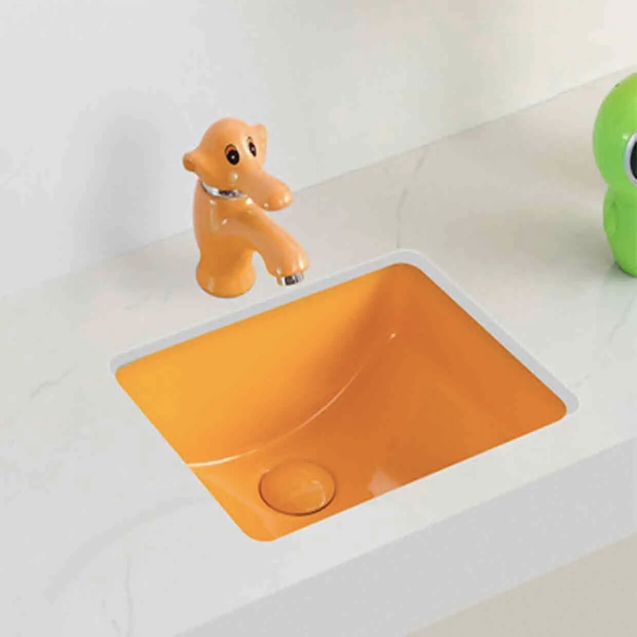 Детский керамический умывальник Orange