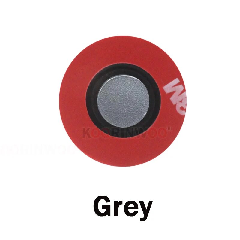 Koorinwoo Невидимая интеллектуальная система Зуммер Датчики парковки 4/6/8 Передние + задние регулируемые датчики 22 мм Парктроника для автомобилей, 6 Sensors, серый