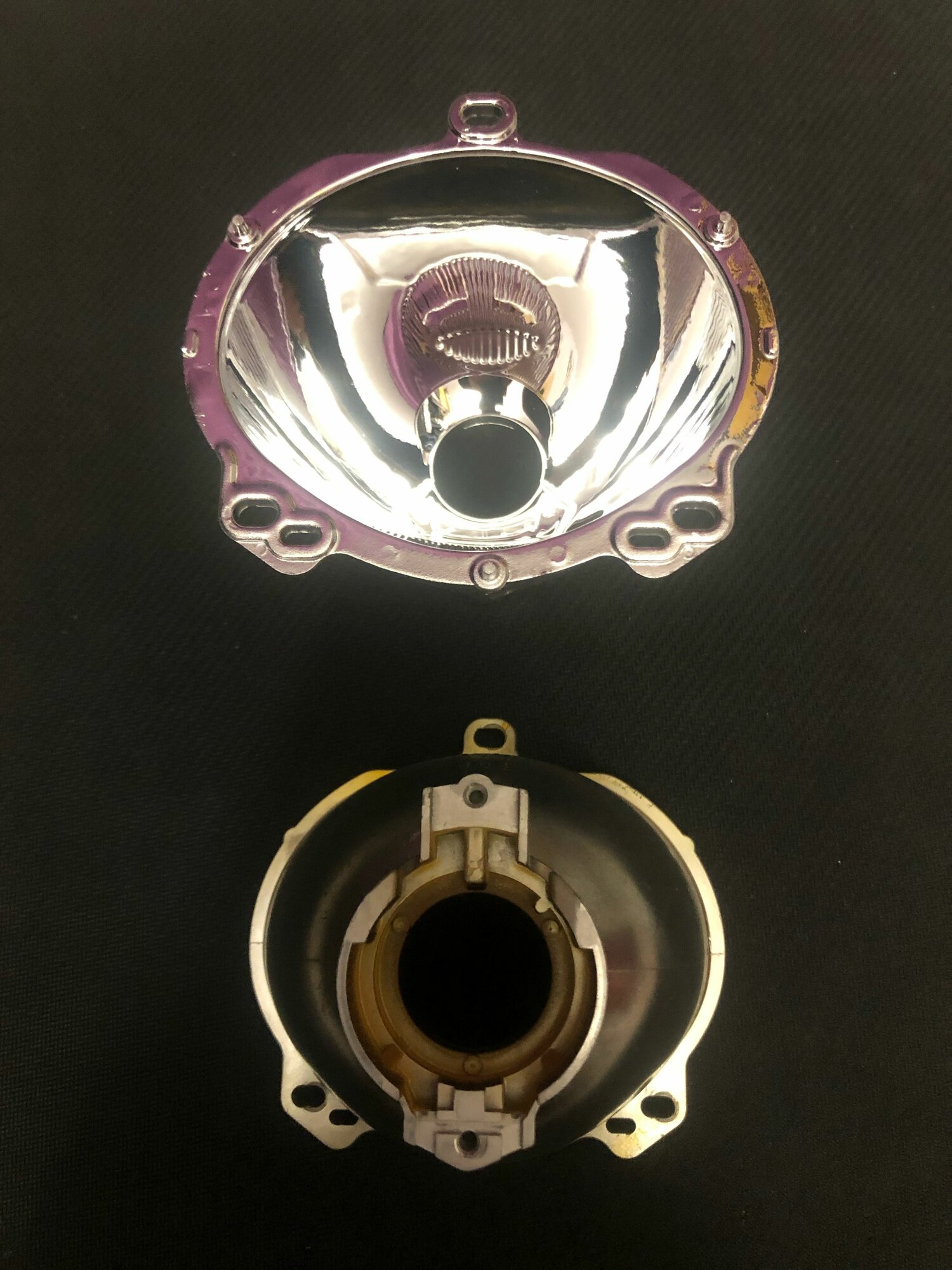 Отражатели линз Koito 07017 для фар, восстановленный оригинал, комплект 2 шт.