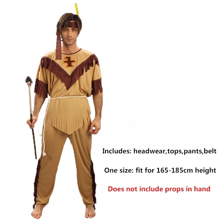 Костюмы дикого охотника EIGHT UP для взрослых Один размер, men