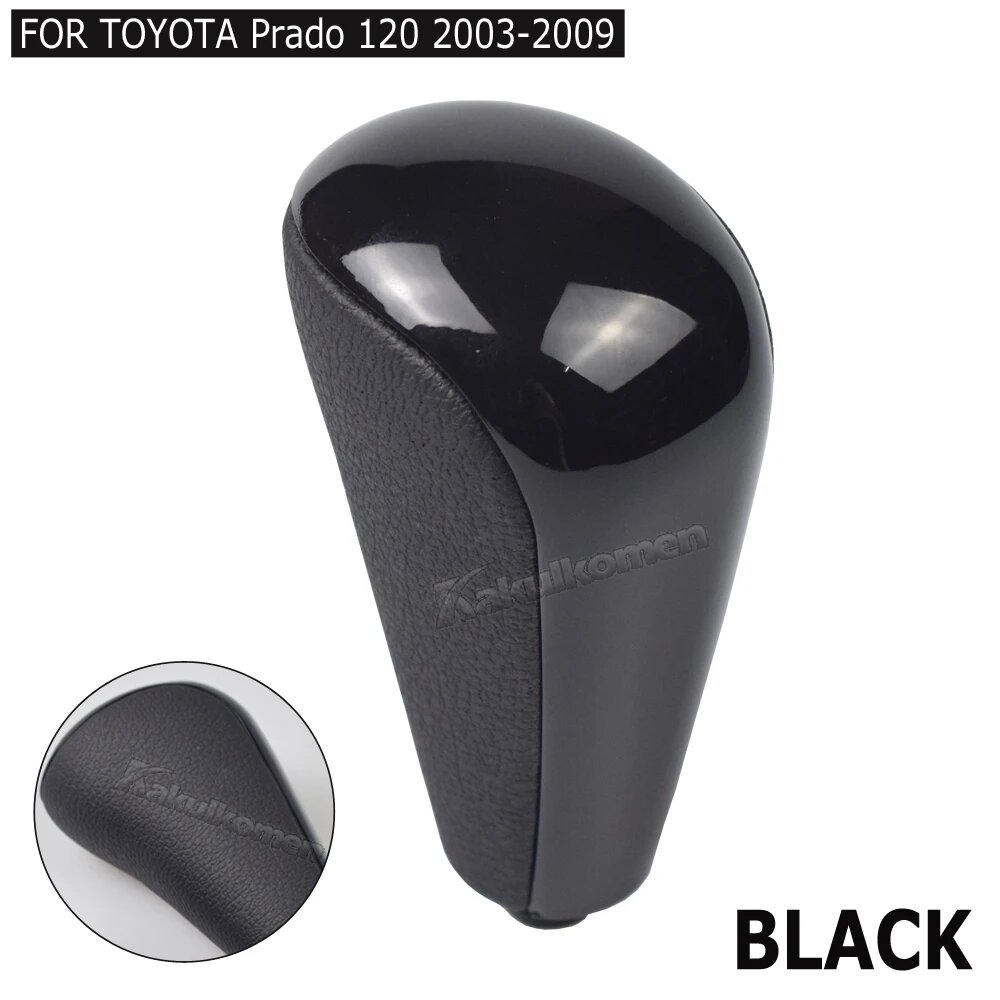 Деревянная цветная ручка автоматической коробки передач для Toyota Land Cruiser Prado FJ150 FJ120 2003-2009, аксессуары Black-A