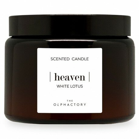 Свеча ароматическая the olphactory, heaven, white lotus, 60 ч