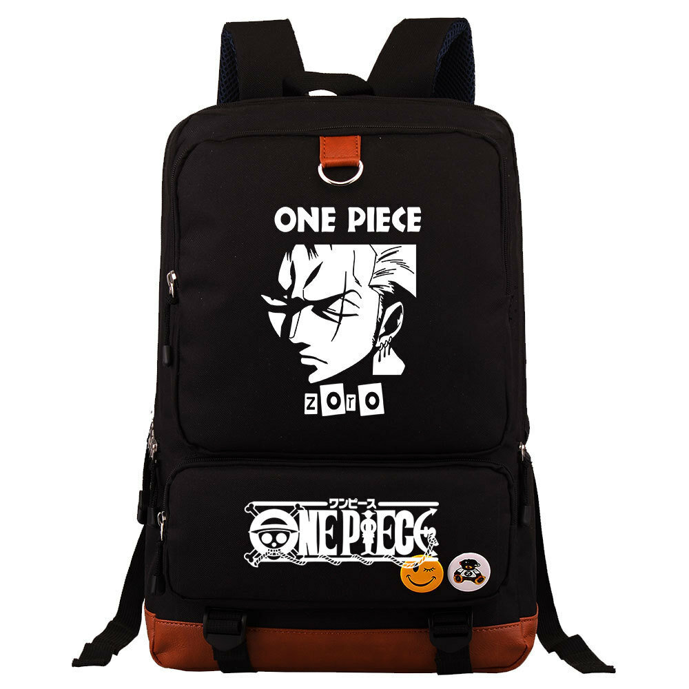 Японский аниме One Piece Луффи с принтом молодежный студенческий школьный рюкзак большой вместимости дорожная сумка для мужчин и женщин рюкзак с героями мультфильмов