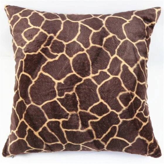 Плюшевая наволочка 45x45 см, 04 giraffe stripes