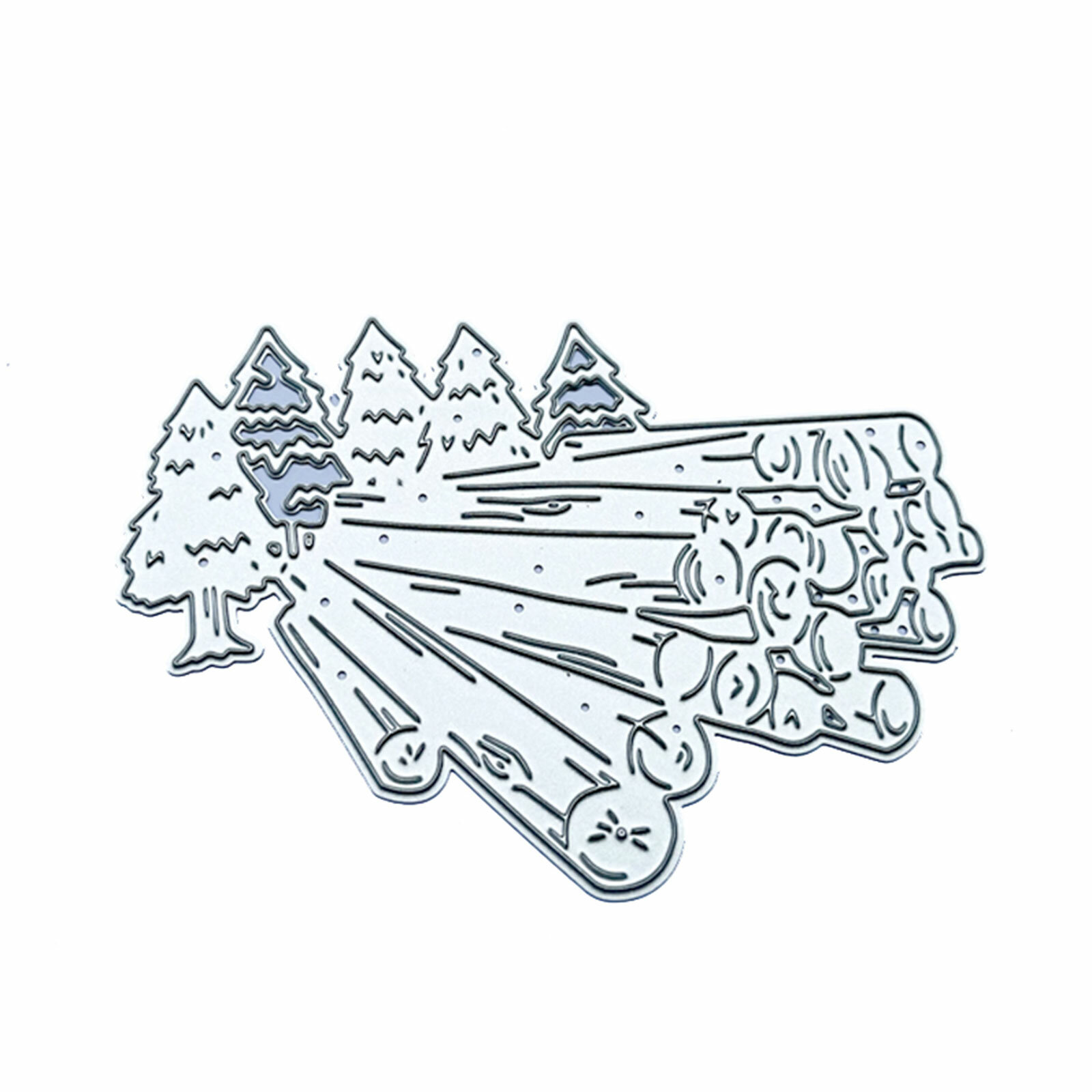 Лесное Дерево Дерево Для Резки Металла Умирает Трафарет Для Тиснения DIY Шаблон Для Скрапбукинга