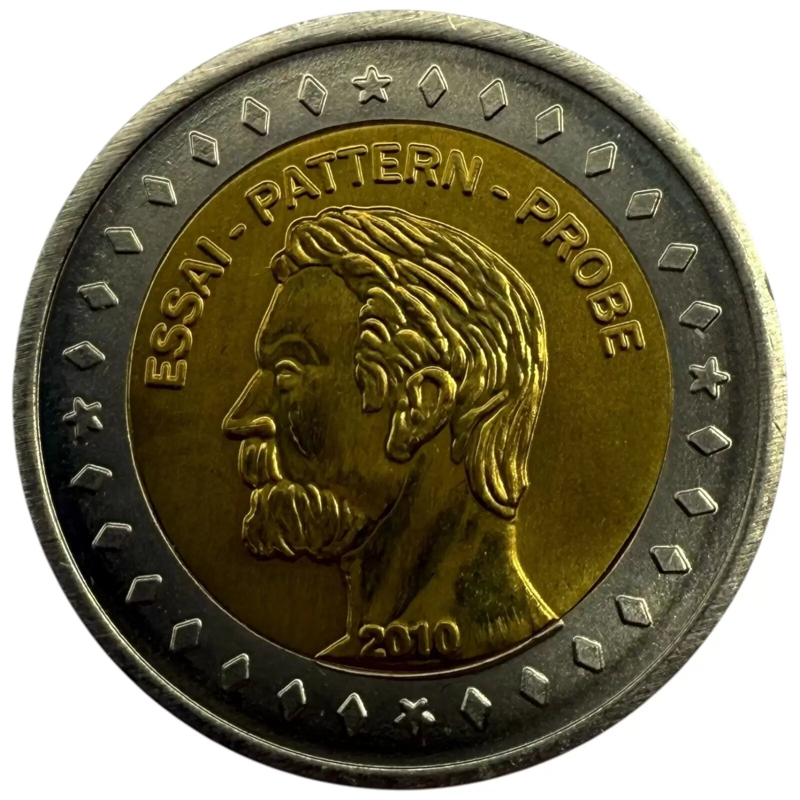 Монако 2 евро (Xeros) 2010 г. (Проба)