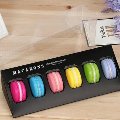 Коробки для макарон PASAYIONE, мультицвет, 50 штук H, 5pcs